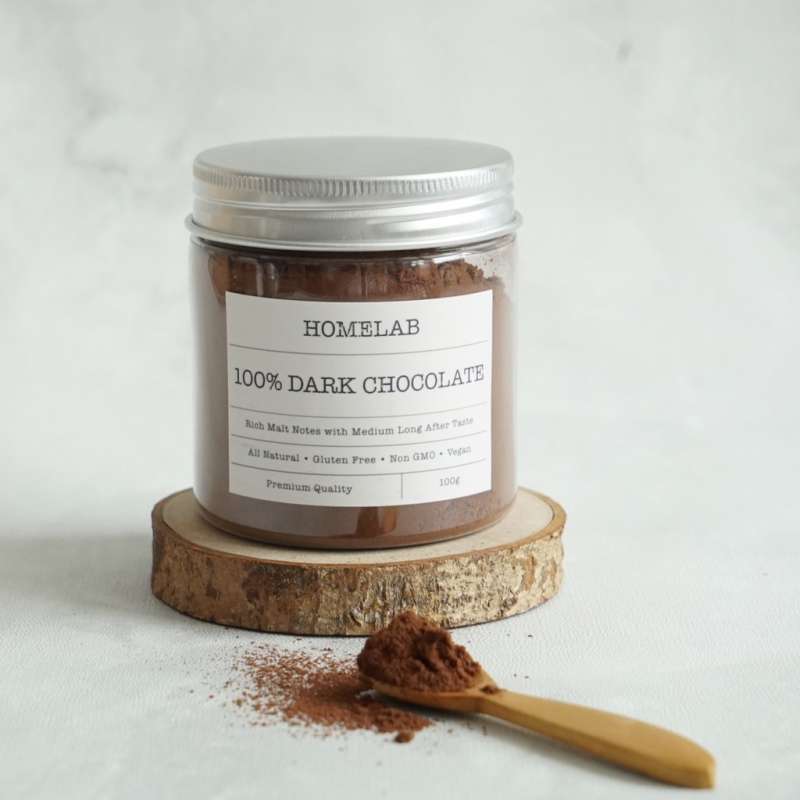 Jual 100% Dark Chocolate Powder - Bubuk Coklat Asli Premium 100g di ...