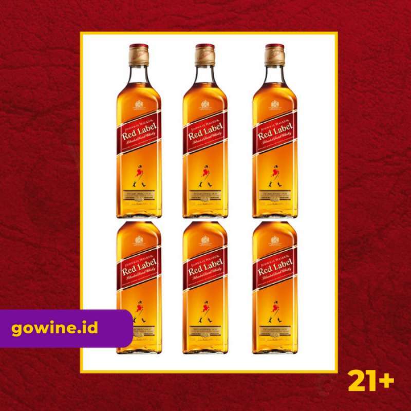 Jual SUPER PROMO JW RED 6 BTL !! Johnnie Walker Red Label Whisky ...