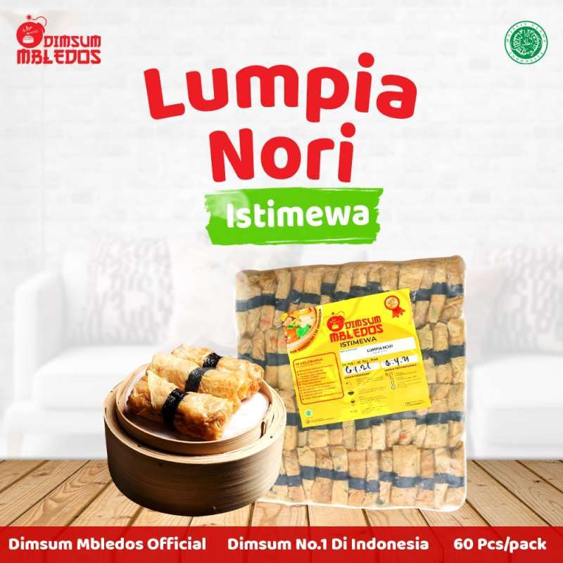 Promo Dimsum Lumpia Nori Istimewa - Dim Sum Nori Spring Roll - Rumput ...
