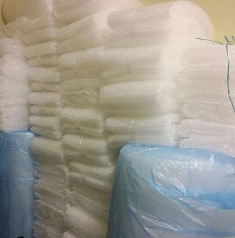 Jual bubble wrap roll Putih Polos ukuran 100 cm - 125 cm BUBLEWRAP ...