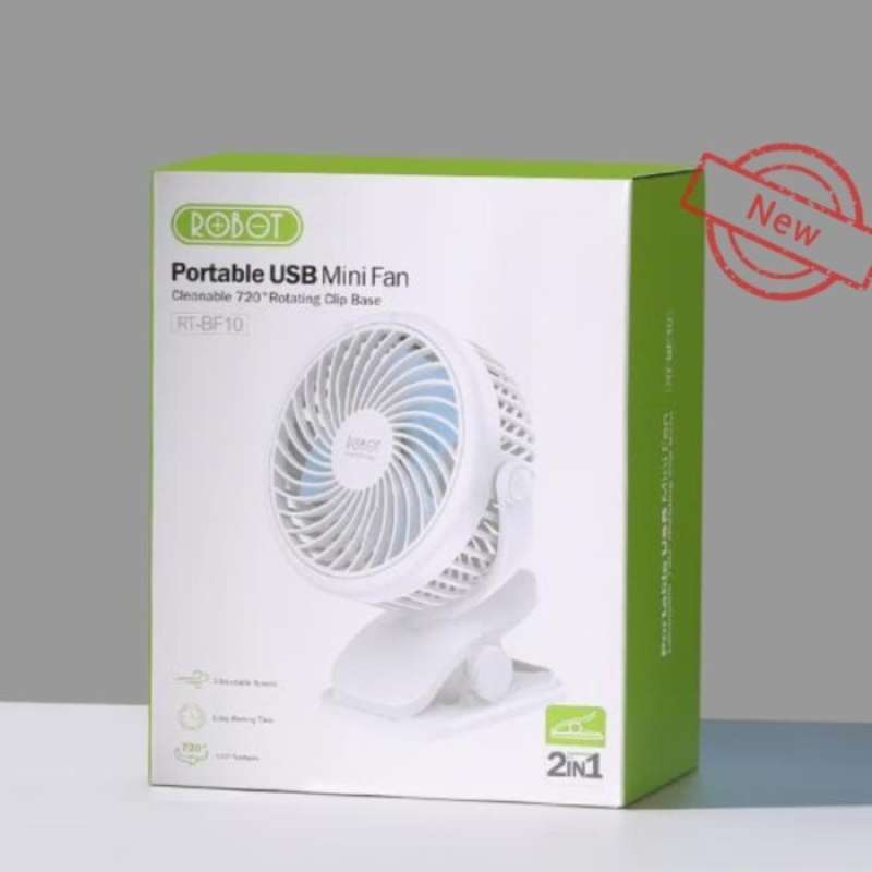Jual Robot Rt-Bf10 Portabel Usb Mini Fan Original Robot di Seller ...