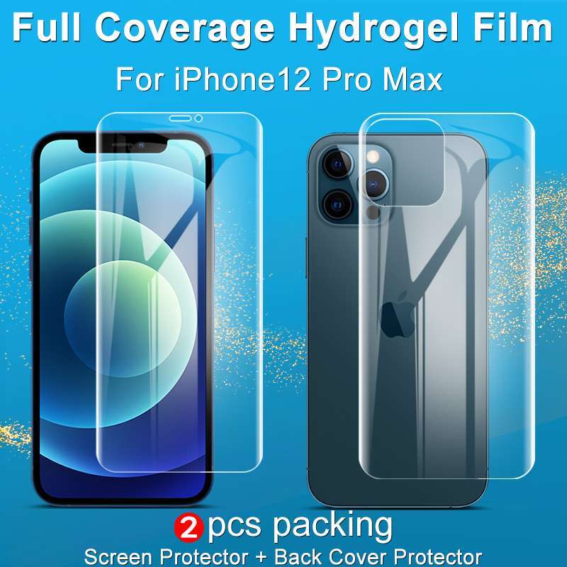 Promo Imak Anti Gores Hydrogel For Iphone 12 Pro Max (2pcs) Diskon 8% di Seller Orionlycom ...
