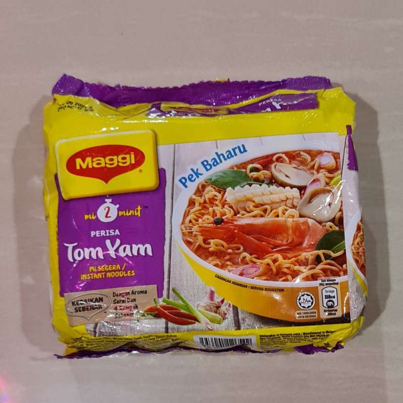 Jual Mie Instant Maggi Perisa Tom Yum Yam Mi 2 Menit Malaysia di Seller ...