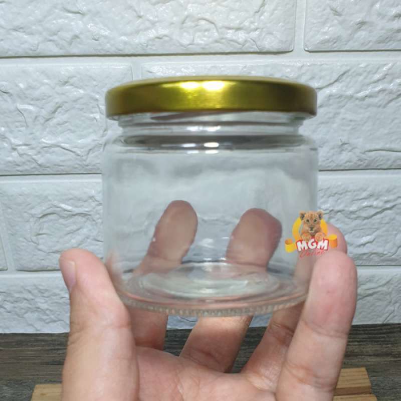 Jual Toples Botol Selai 150ml Dengan Tutup Jam Jar Kaca Kedap Di Seller ...