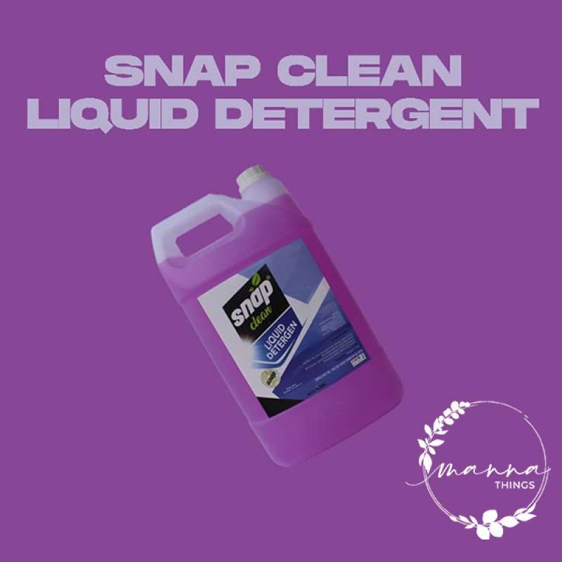 Promo Snap Clean Deterjen Cair Liquid Detergent 4 Liter Diskon 56% di ...
