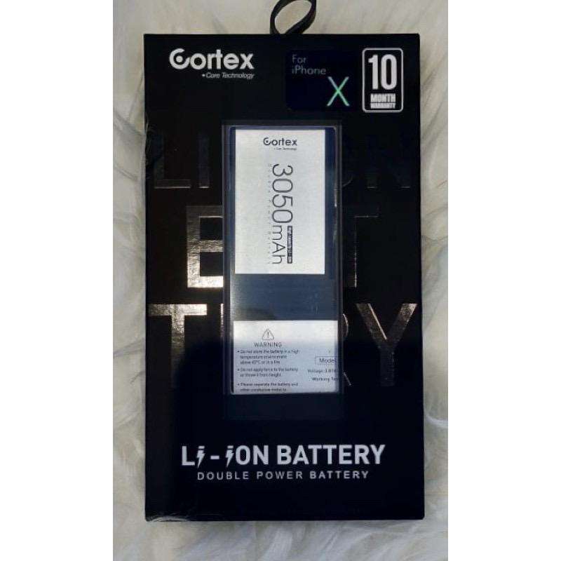 Jual Cortex Iphone Baterai Battery High Capacity Original Batre Batrai X Double Power Baterai