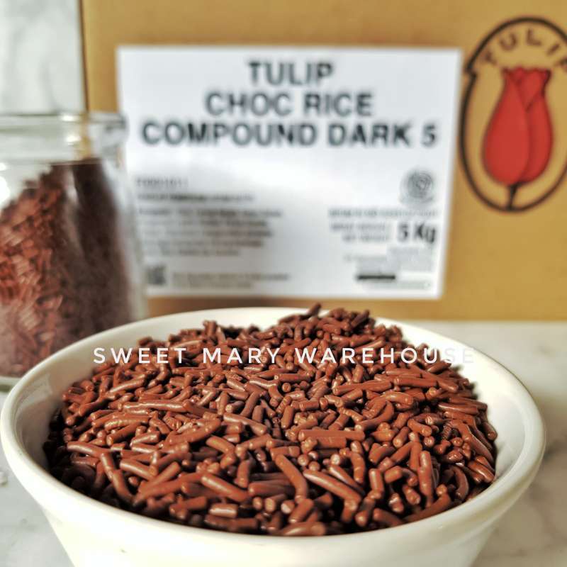 Jual Tulip Meises Chocorice Dark Chocolate 1kg Meses Coklat Ceres Choco ...