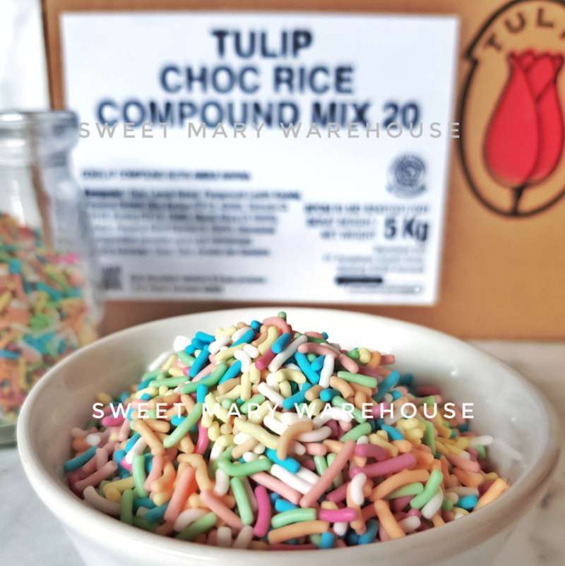 Jual Tulip Meses Rainbow MIX 10kg Chocorice MIX Meises Choco Rice Mix ...