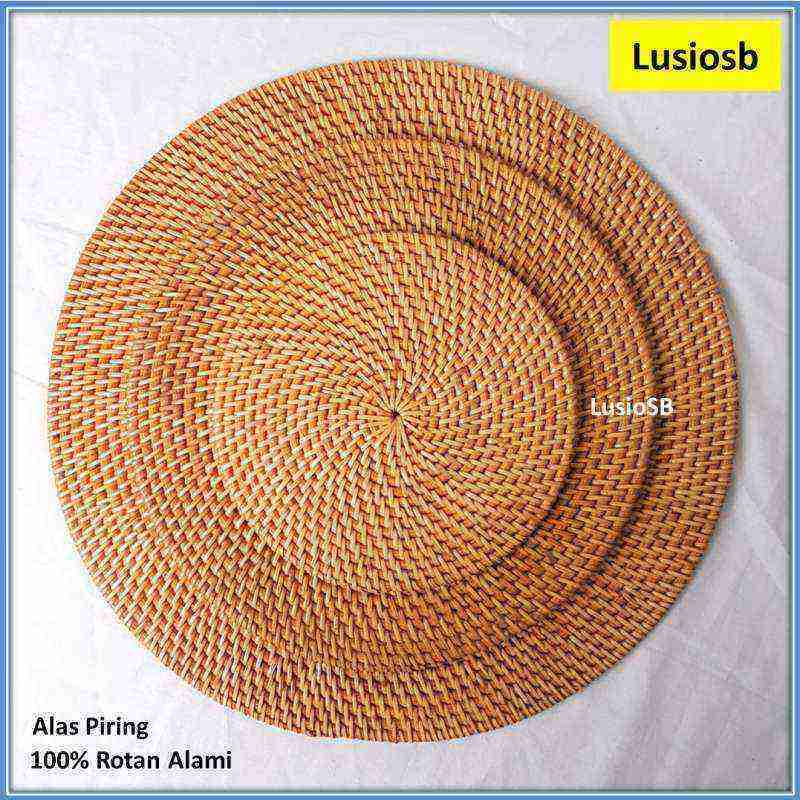 Jual Tatakan Piring Rotan 3 Ukuran / Rattan Placemat 3 Sizes - 20 Cm Di ...
