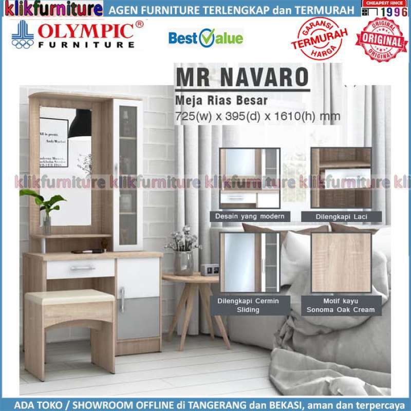 Meja Rias Minimalis 🔥 - Harga Terbaik Juni 2026 & Gratis Ongkir