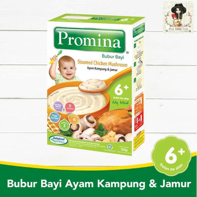 Jual promina bubur steamed chicken mushroom di Seller illya baby store ...