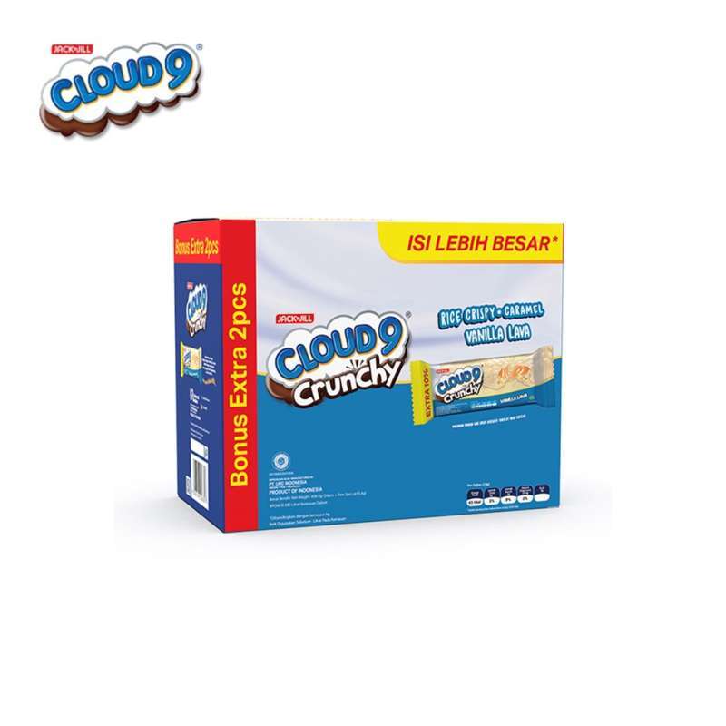 Jual Jack & Jill Cloud9 Crunchy Sereal Bar Vanilla Biskuit [1 Box/24 ...