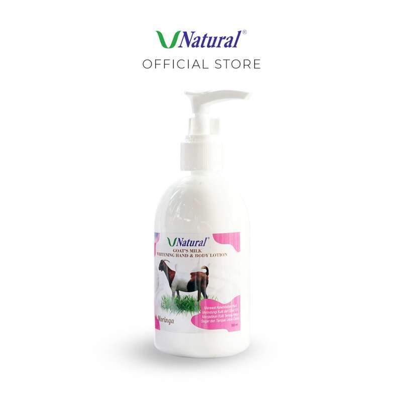 Jual [ V Natural ] Hand Body Lotion Ekstrak Susu Kambing 300ml Di ...