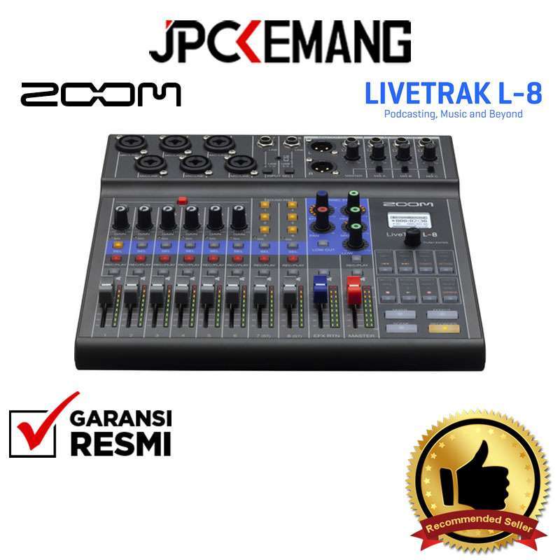 Promo Jpc Kemang Zoom Livetrak L8 Livetrak L-8 Portable 8 Channel ...