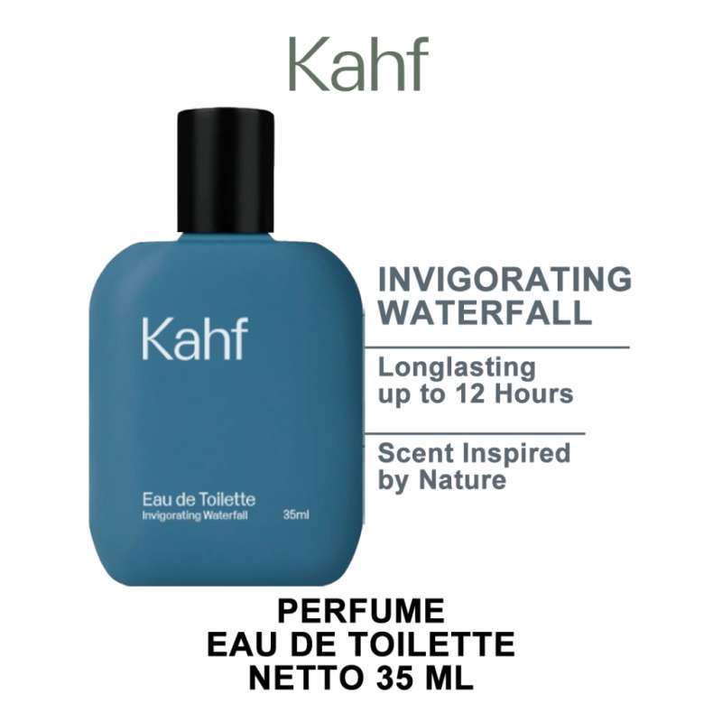 Jual KAHF INVIGORATING WATERFALL EAU DE TOILETTE PARFUME PARFUM PRIA ...