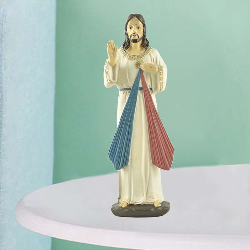 Promo Resin Jesus Christ Statue Spiritual Religious Figurine Sculpture ...