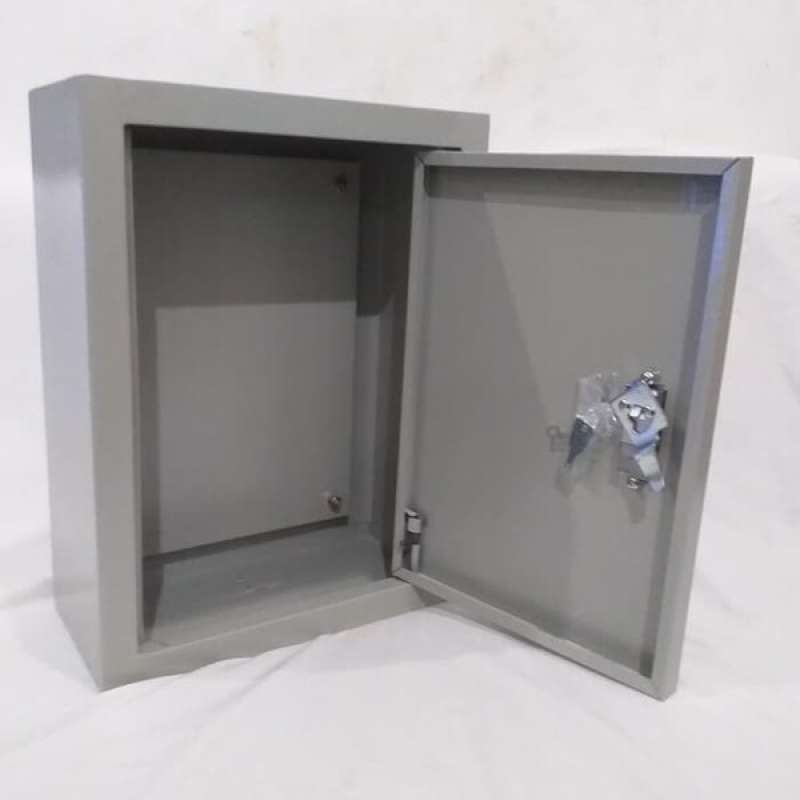 Promo Box Panel 35x25x12cm Plat Besi+push Open Close+kunci Universal ...
