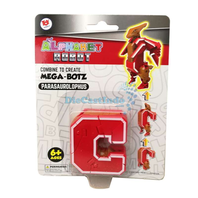 Promo Mainan Anak Toy Addict Alphabet Robot Mega-botz Huruf C Diskon 37 ...