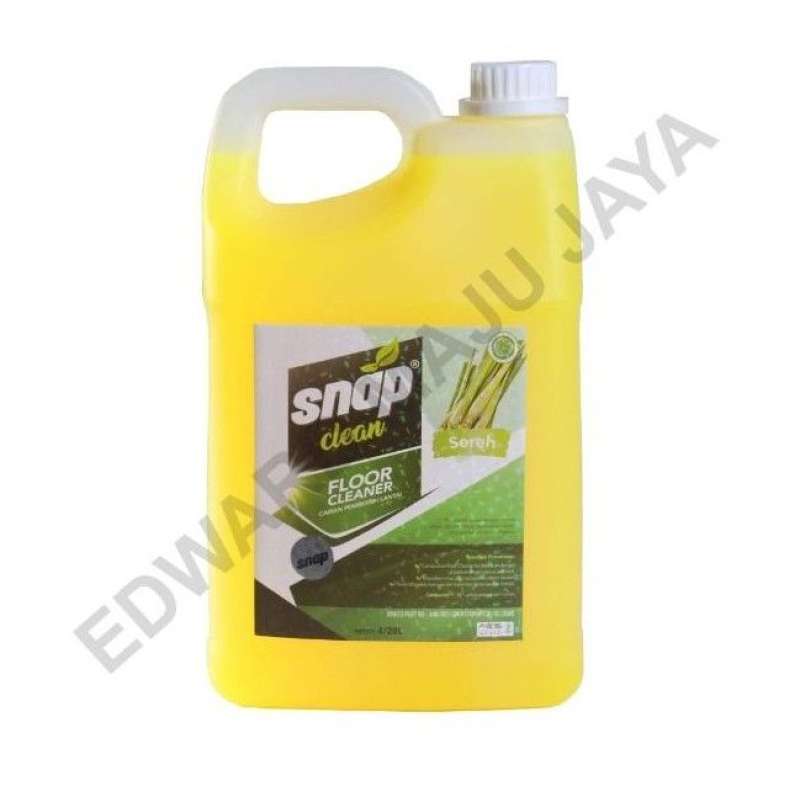 Jual Snap Clean Floor Cleaner Sereh Kemasan 4 Liter Di Seller Edward ...