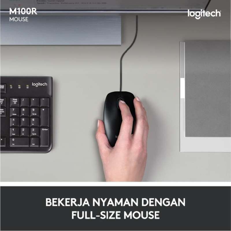 Jual Mouse Logitech Optical M100r kabel di Seller CassCom - Mekarjaya ...