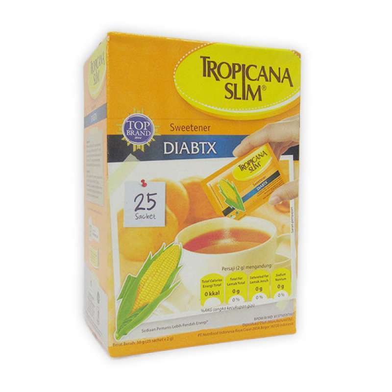 Jual Tropicana Slim Diet Sweetener w-f 25 Sachet 2.5Gr di Seller ...