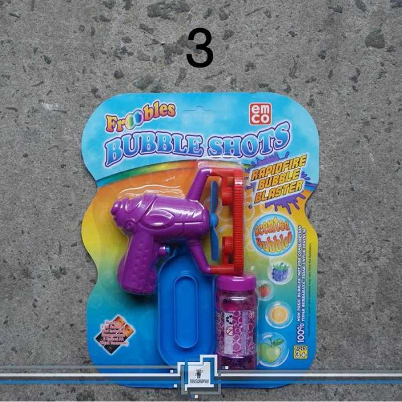 Jual Emco Froobles BUBBLE SHOTS Giant / Pistol Bubble Gun Blower ...