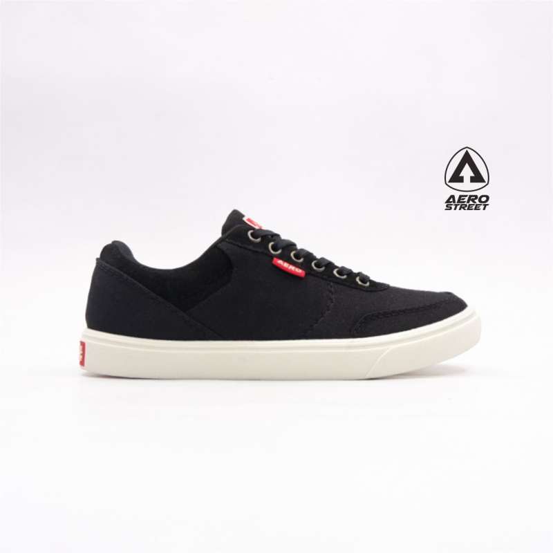 Jual Aerostreet 36-45 Brave Low Hitam - Sepatu Sneakers Casual Sport ...