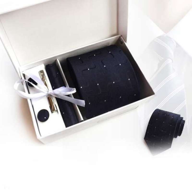 Jual (THE GENTRY)THE GENTRY Fashion Gentleman Men's Tie Gift Set (6 pcs ...