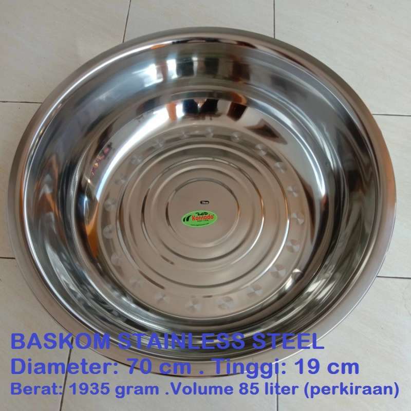 Jual BASKOM STAINLESS STEEL Diameter 70 cm di Seller Bmg - Mangunreja ...