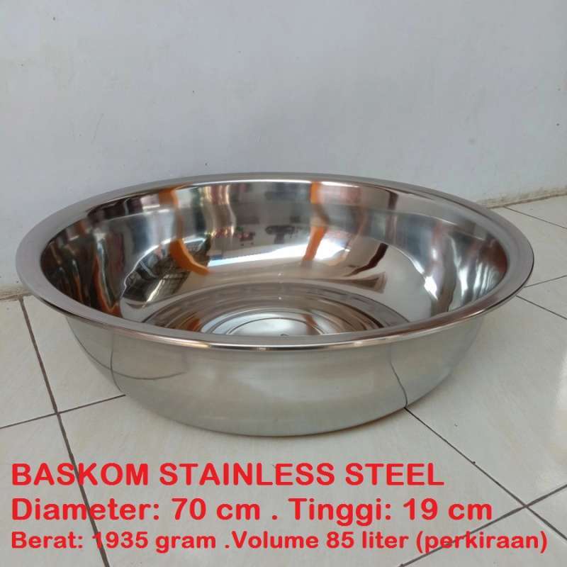 Jual BASKOM STAINLESS STEEL Diameter 70 cm di Seller Bmg - Mangunreja ...