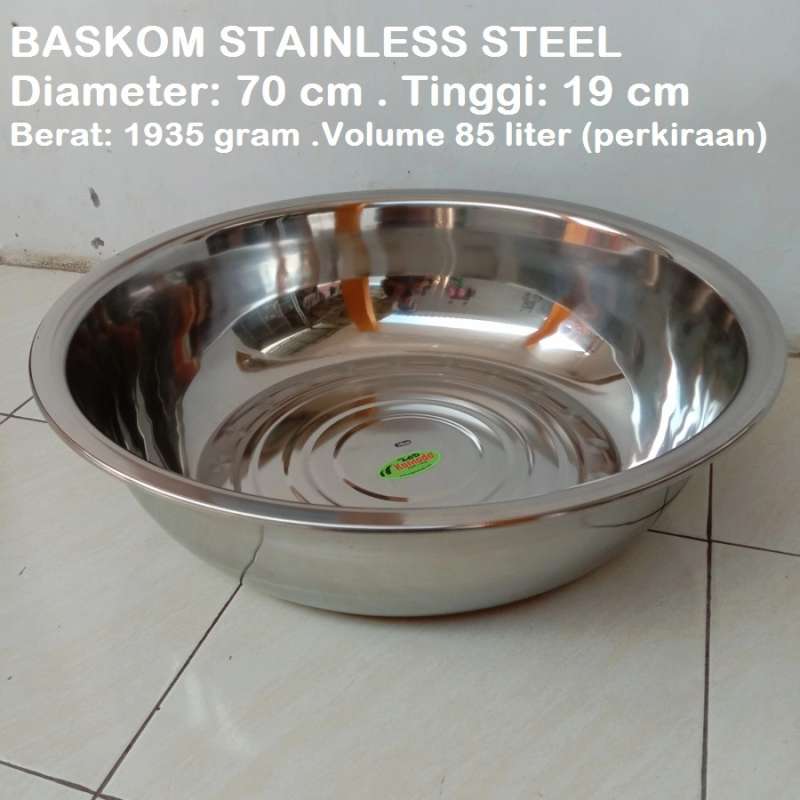 Jual BASKOM STAINLESS STEEL Diameter 70 cm di Seller Bmg - Mangunreja ...
