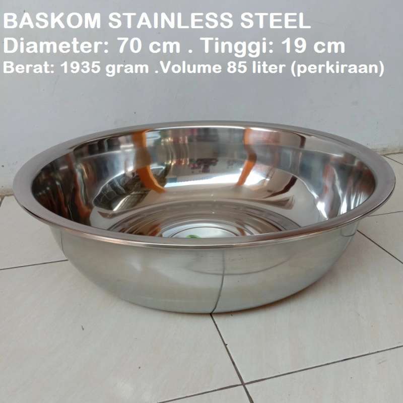 Jual BASKOM STAINLESS STEEL Diameter 70 cm di Seller Bmg - Mangunreja ...