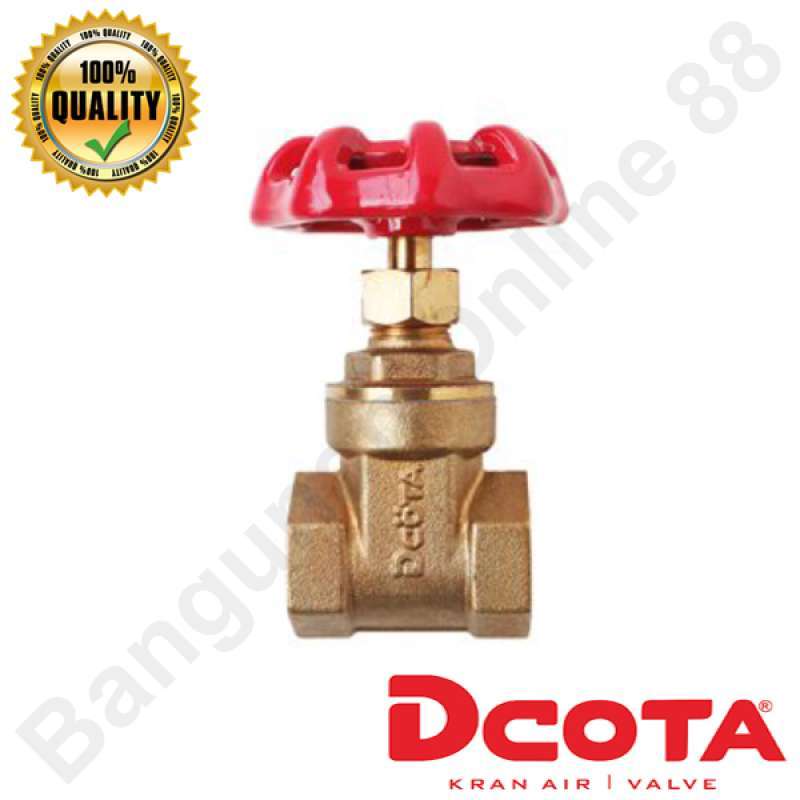 Jual Stop kran putar Gate Valve keran 1 1/2 inch Dcota by Onda di Seller Bangunan Online 88 ...