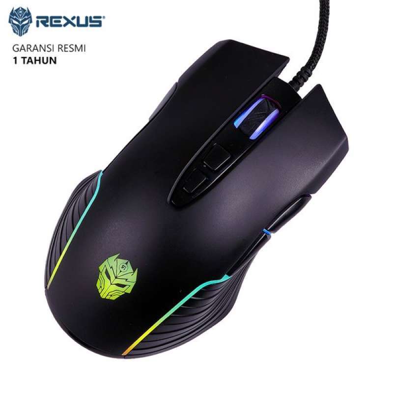 Jual Rexus Xierra X12 Gaming Mouse RGB Macro for Gamers - RX-X12 di ...
