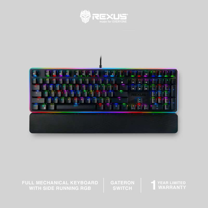 Jual Rexus Mx20 Pro Legionaire Mechanical Gaming Keyboard - Yellow ...