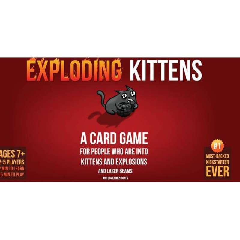 Jual Exploding Kittens Board Game di Seller Grouplay Boardgame Shop ...