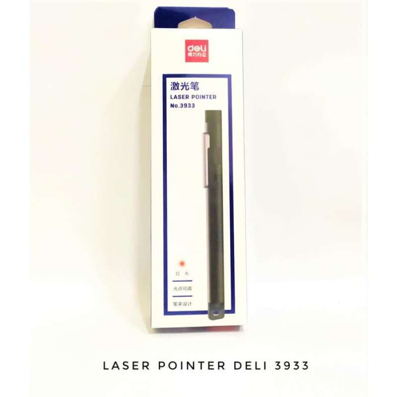 Jual Laser Pointer Deli 3933 / Laser Pointer Merah Deli / Laser Merah ...