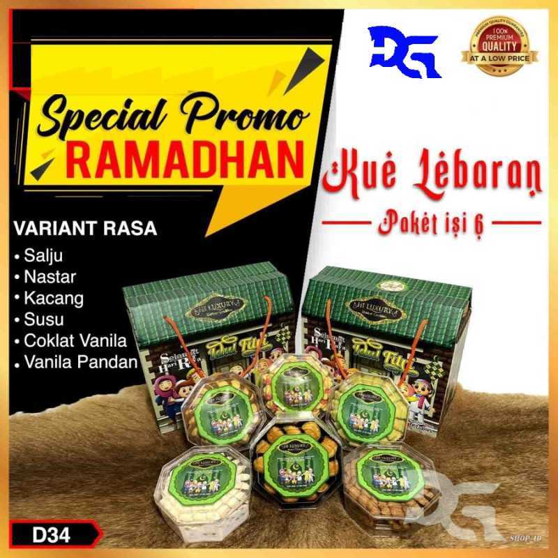 Hampers Lebaran Kue Kering Premium Gratis Ongkir 🔥 Harga Murah Desember ...