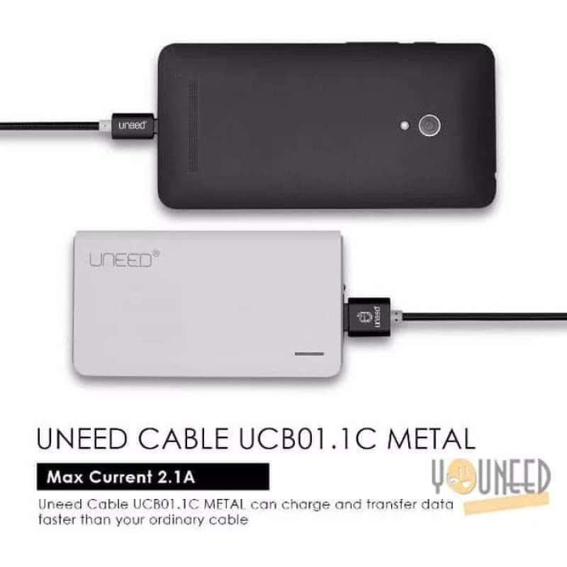 Jual Limited Edition Kabel Uneed Metal Quick Charge Usb Cable Type C 2 ...