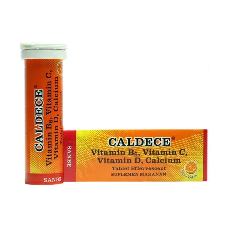 Jual Sanbe Farma Caldece Tablet Effervescent Rasa Orange Di Seller ...