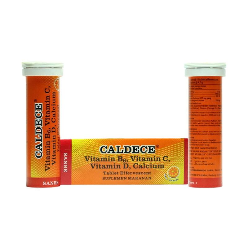 Jual Sanbe Farma Caldece Tablet Effervescent Rasa Orange Di Seller ...