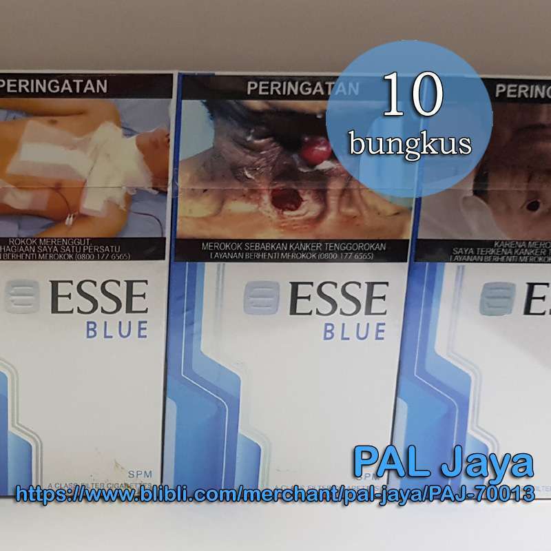 Promo rokok ESSE BLUE 20 [1 slop / 10 bungkus @ 20 batang] Diskon 25% ...
