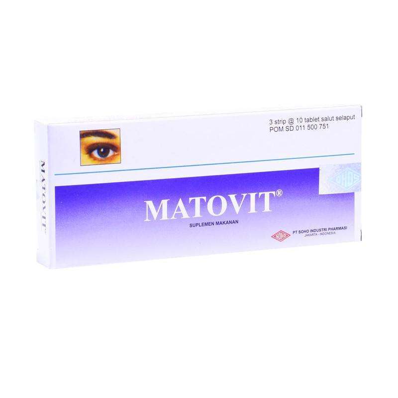 Jual PT Soho Industri Pharmasi Matovit Multivitamin & Suplemen Mata [30 ...