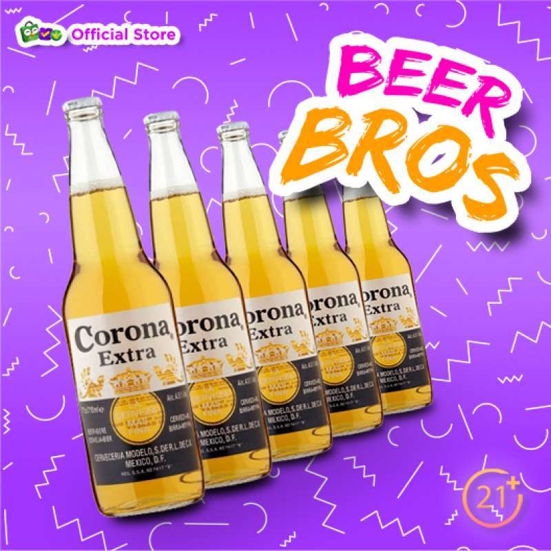 Jual Corono Extra Beer 355 ml isi 5 botol di Seller Beer Bros Indonesia ...