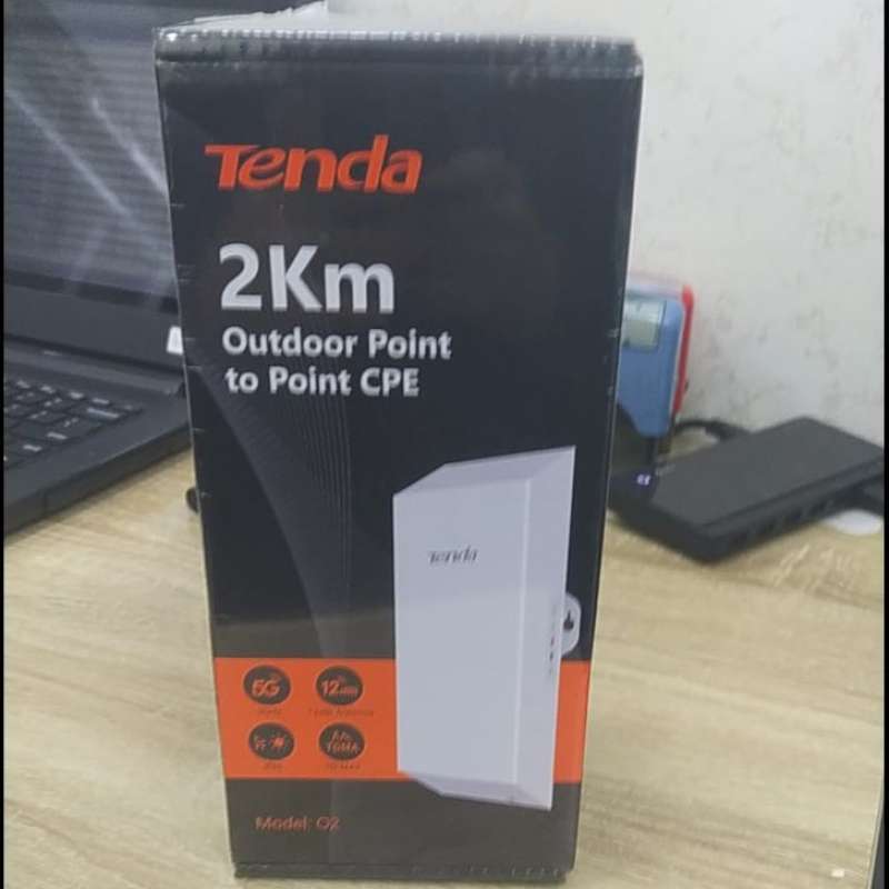 Promo Tenda O2 2 Km Point to Point Outdoor CPE Basestation Diskon 19% ...