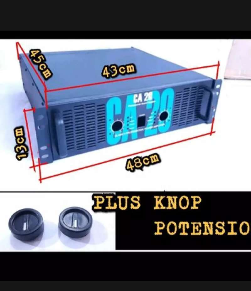 Jual BOX POWER AMPLIFIER CA 20 3U (ORL) (HARGA SUDAH TERMASUK PACKING ...