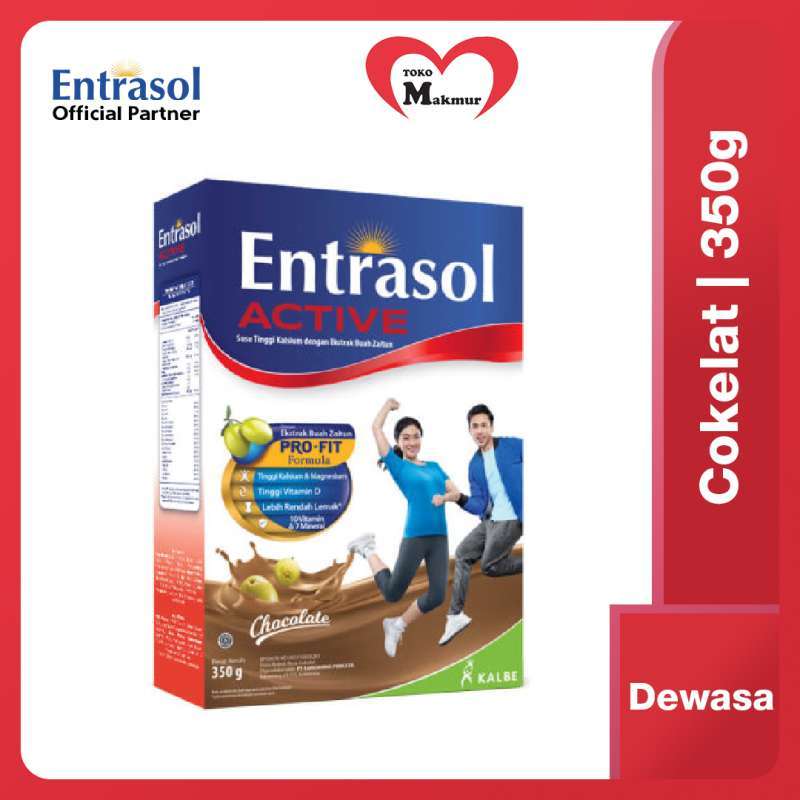Jual Kalbe Entrasol Active Rasa Coklat Susu Dewasa [360g] Di Seller ...