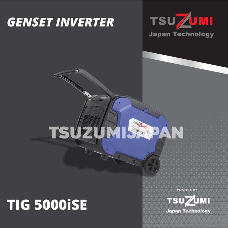 Jual Genset Inverter TIG 5000iSE Super Silent by Tsuzumi Japan di ...