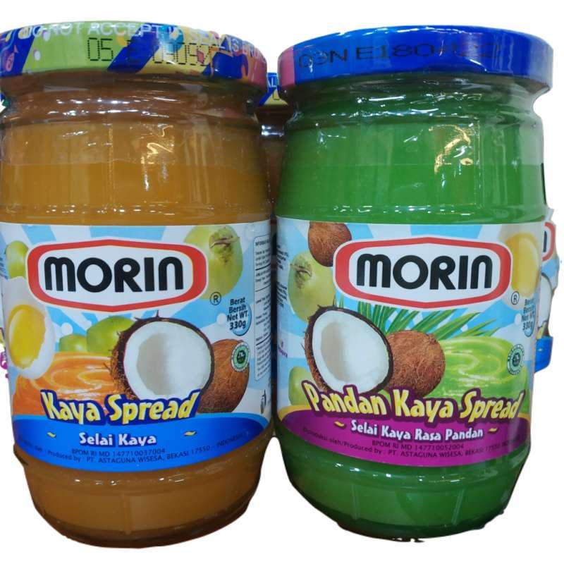 Jual Morin Selai Pandan Kaya Spread 330gr di Seller Toko Aneka Online ...