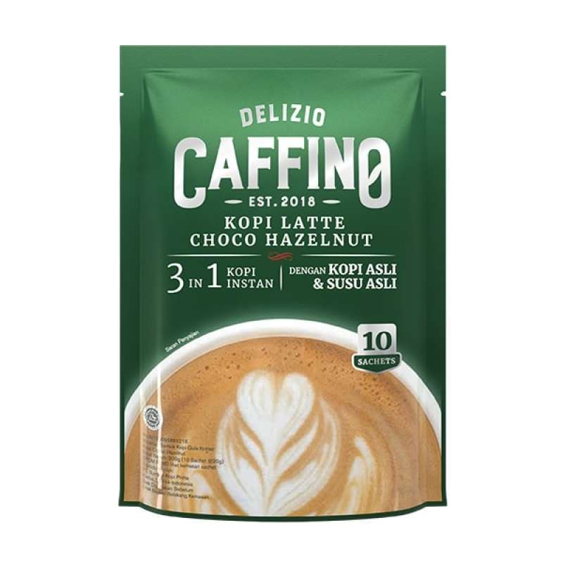 Jual CAFFINO CHOCO HAZELNUT ISI 10 SACHET X 20 GR - KOPI di Seller ...
